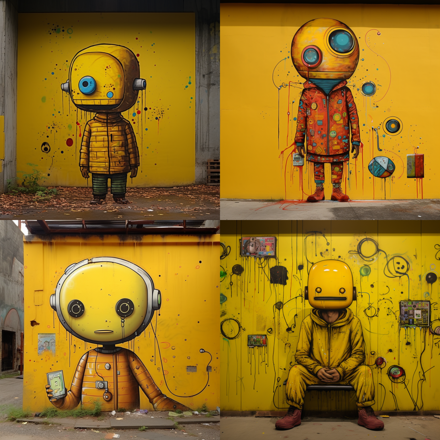 Digital Streetscapes: AI's Reinterpretation of Iconic Street Art - Graffid